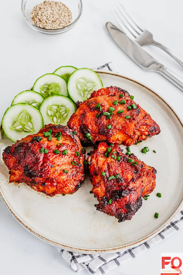 Sticky Gochujang Chicken Thighs in Air Fryer-Flavor Quotient