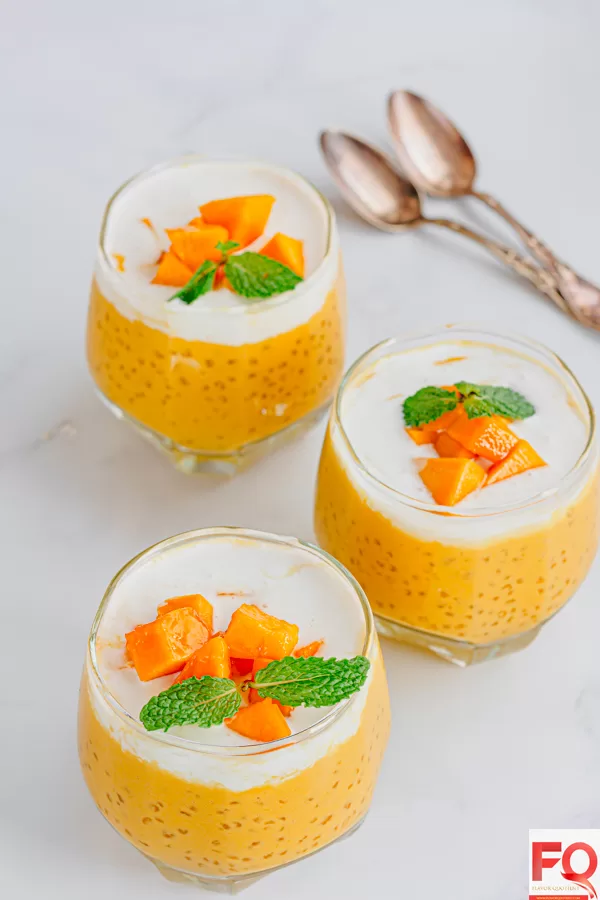 Vegan Mango Sago with Coconut Milk - Flavor Quotient