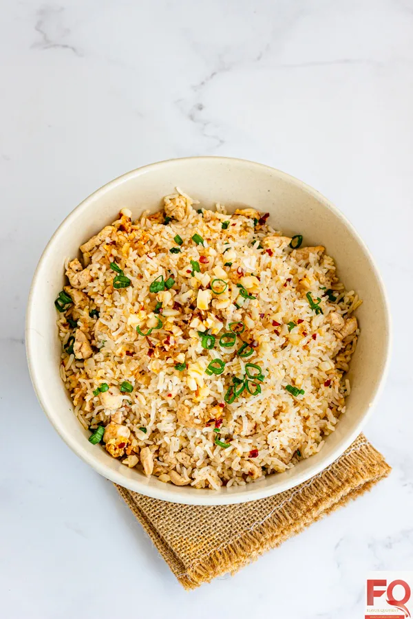 Chicken Chilli Garlic Fried Rice At Home - Flavor Quotient